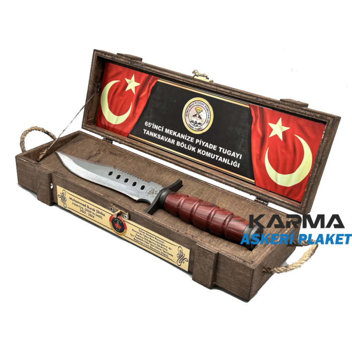Mekanize Piyade Tugayı Tankçı Mühimmat Sandıklı Kırmızı Bıçaklı Askeri ...